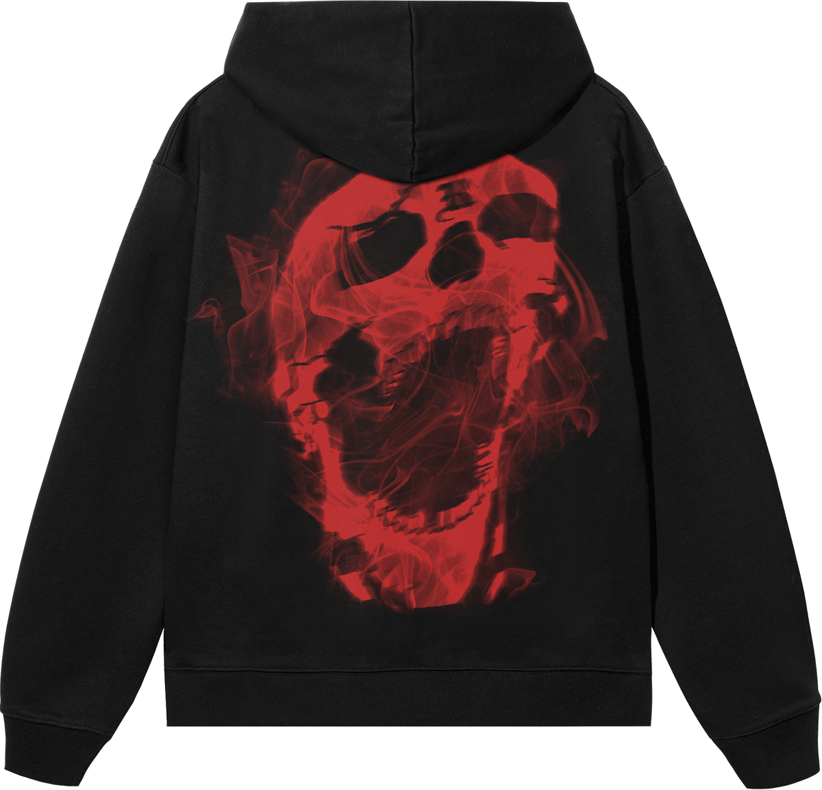 SMOKE LIGHTNING HOODIE BLACK/RED – Revenge Official